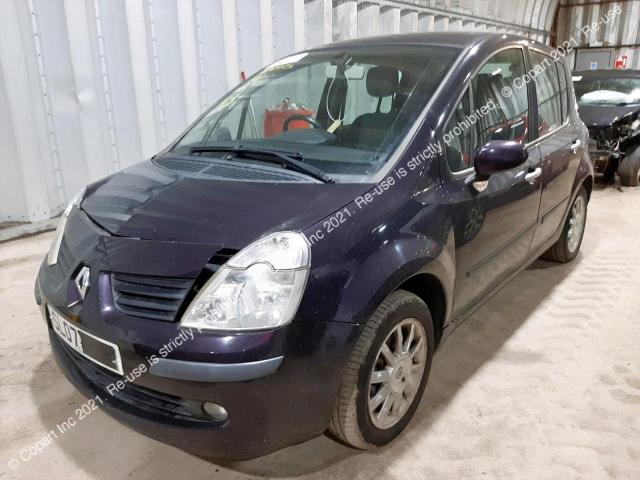 VF1JP0A0536508970, 2007 Renault Modus Dyna vehicle history