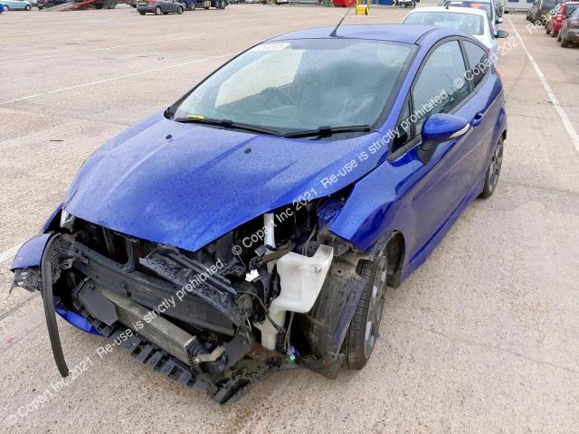 WF0CXXGAKCHM72529, 2017 Ford Fiesta St- on Copart UK