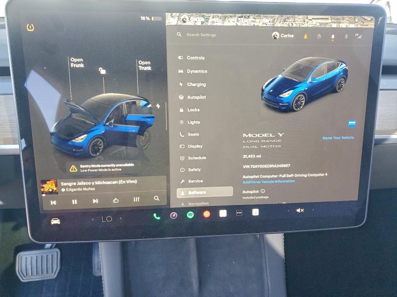 7SAYGDEE6RA248987, 2024 Tesla Model Y vehicle history
